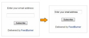4 Ways To Customize Feedburner Email Subscription Form